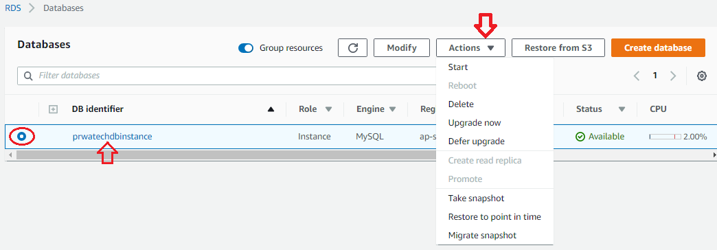 How To Create An Amazon Rds Db Instance Prwatech 0277