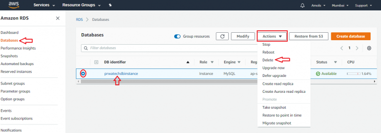 How To Connect A Db Instance Running The Mysql Db Engine