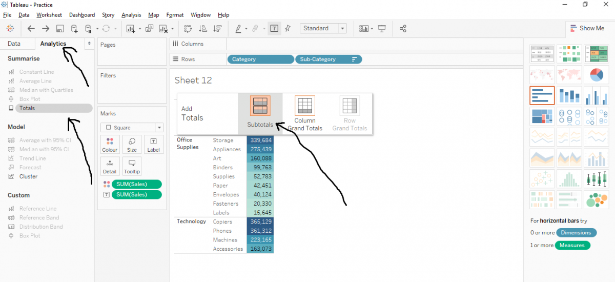 Tableau Text Table Tutorial | How to Create Text Table in Tableau