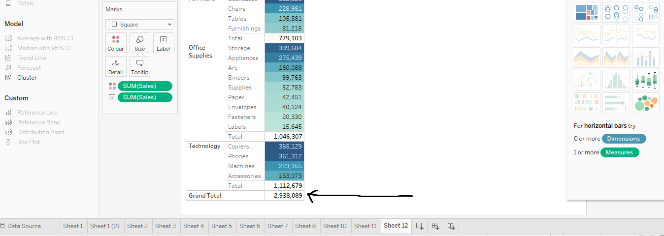 Tableau Text Table Tutorial | How to Create Text Table in Tableau