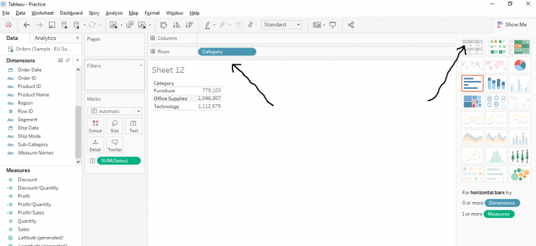 Tableau Text Table Tutorial How To Create Text Table In Tableau