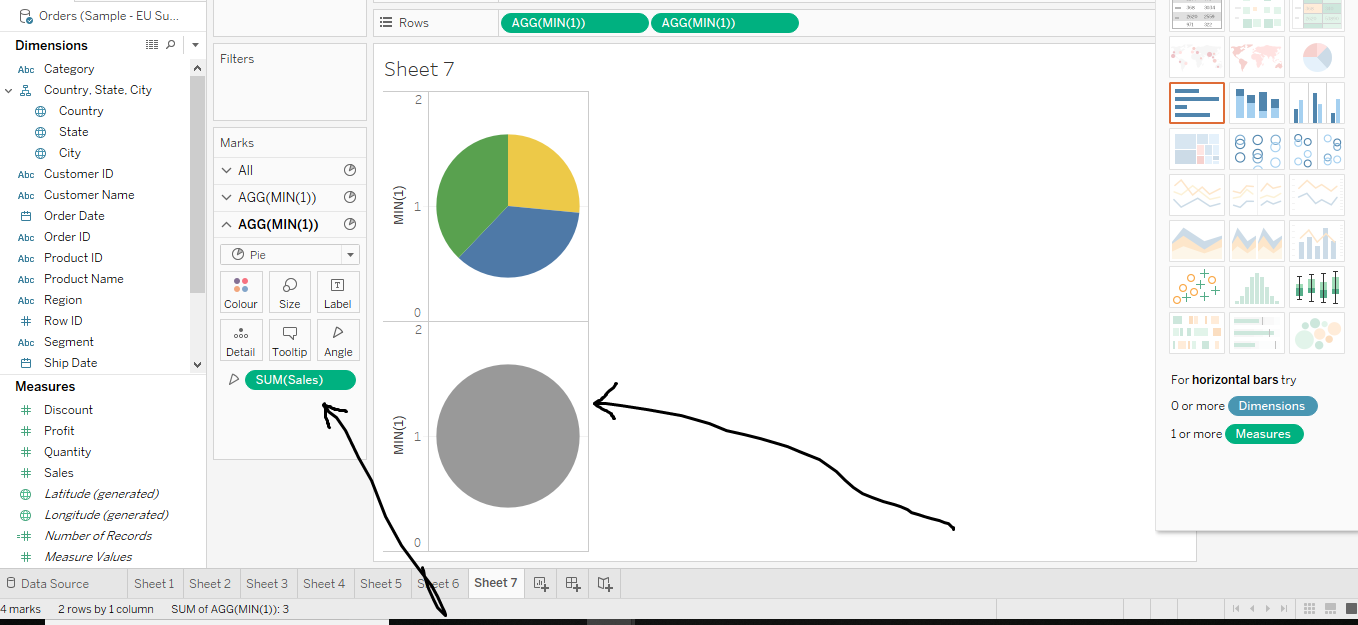 Tableau Pie Chart Tutorial How To Make A Pie Chart In Tableau