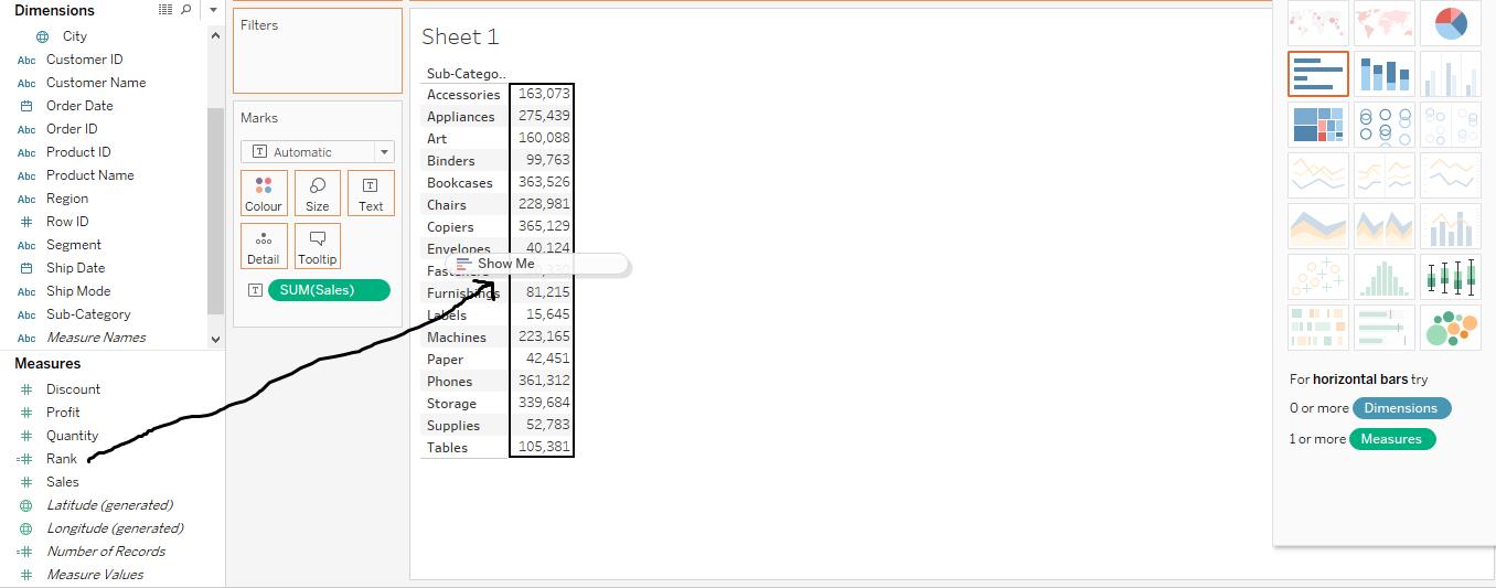 How to use the rank function in Tableau - Prwatech