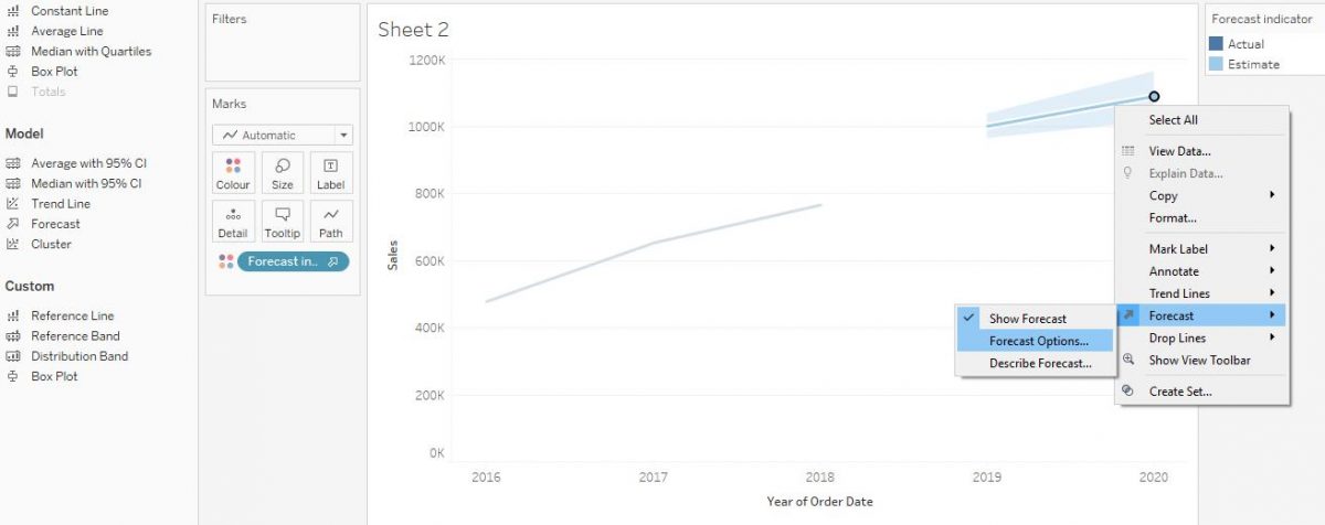 Tableau Forecasting Tutorial - Prwatech