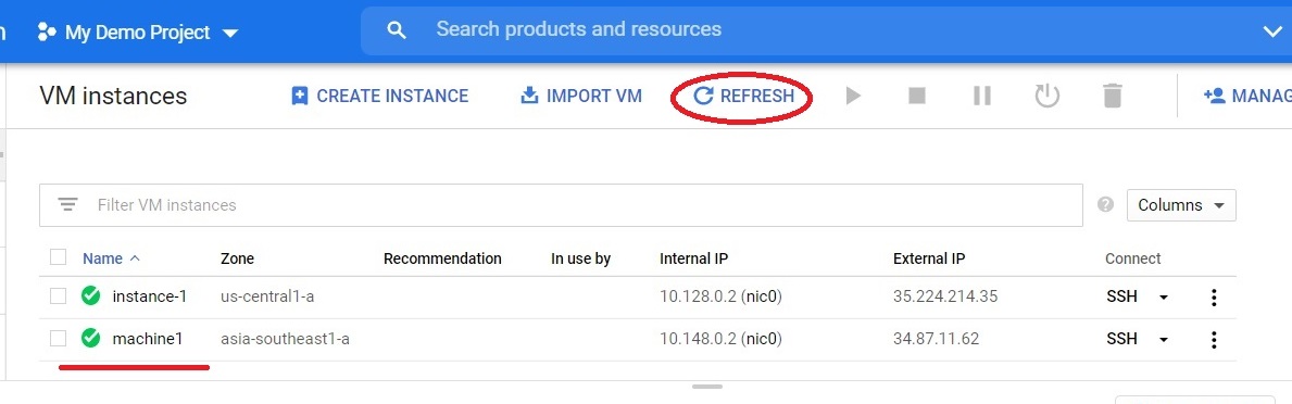 Creating an Instance using cloud shell - Prwatech